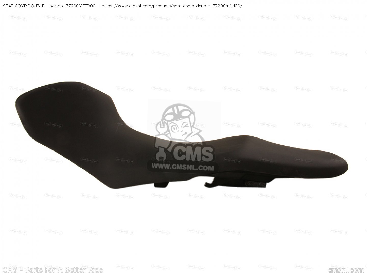 77200MFFD00: SEAT COMP,DOUBLE Honda - buy the 77200-MFF-D00 at CMSNL
