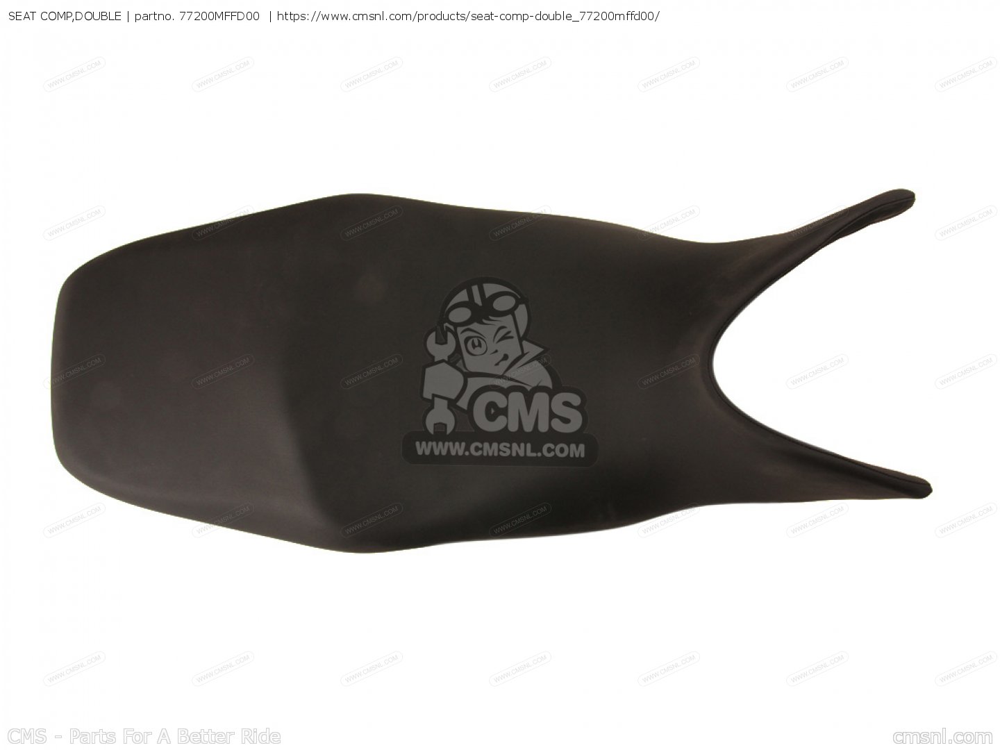 77200MFFD00: SEAT COMP,DOUBLE Honda - buy the 77200-MFF-D00 at CMSNL