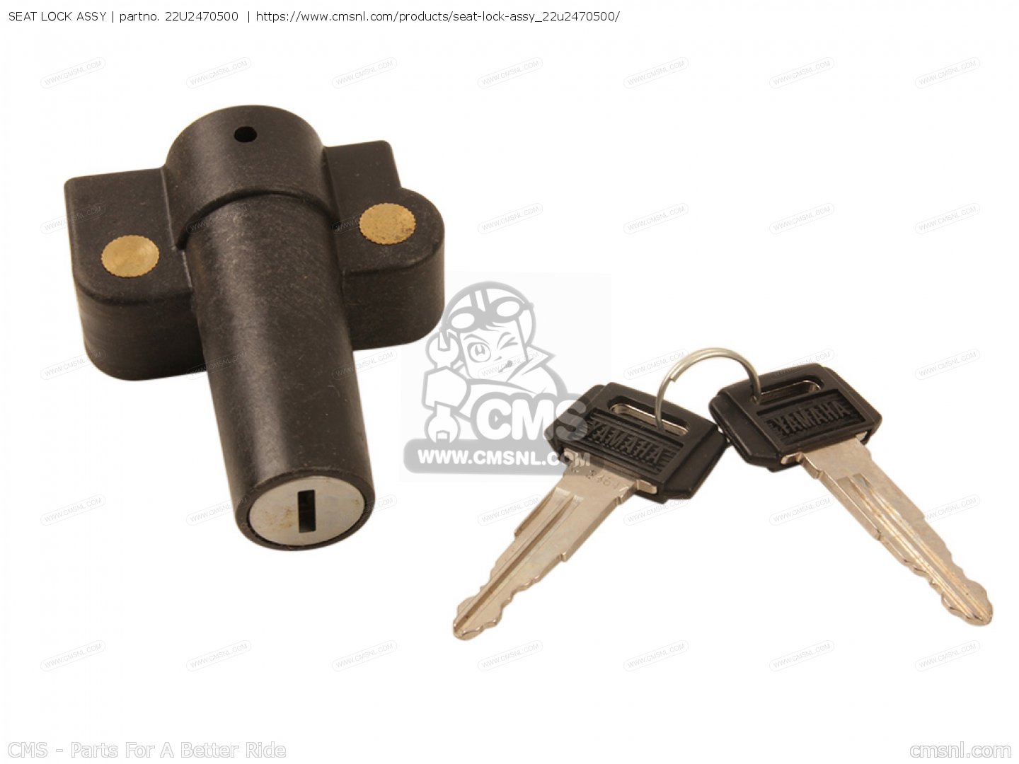 22U2470500: SEAT LOCK ASSY Yamaha - buy the 22U-24705-00-00 at CMSNL