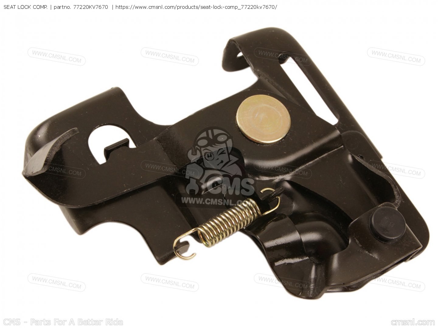 77220KV7670: SEAT LOCK COMP. Honda - buy the 77220-KV7-670 at CMSNL
