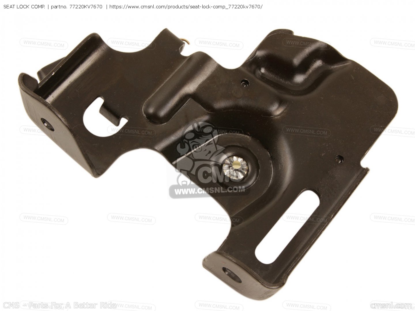 77220KV7670: Seat Lock Comp. Honda - buy the 77220-KV7-670 at CMSNL
