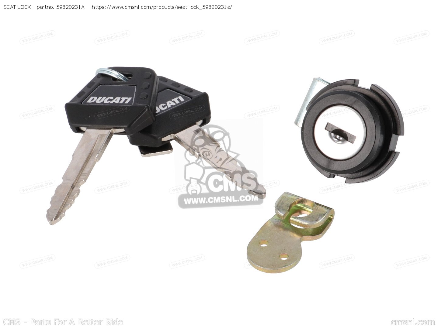 59820231A: SEAT LOCK Ducati - buy the 59820231A at CMSNL