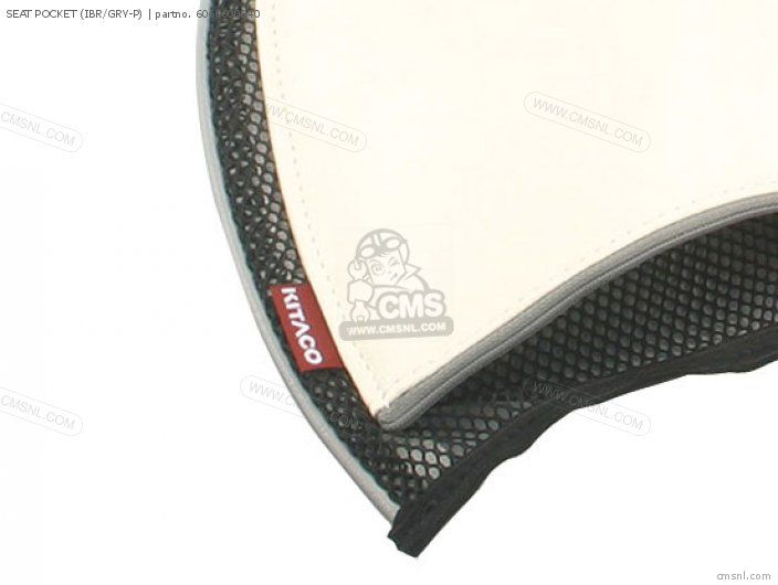 6060000040: Seat Pocket (ibr/gry-p) Kitaco - buy the 606-0000040 at CMSNL