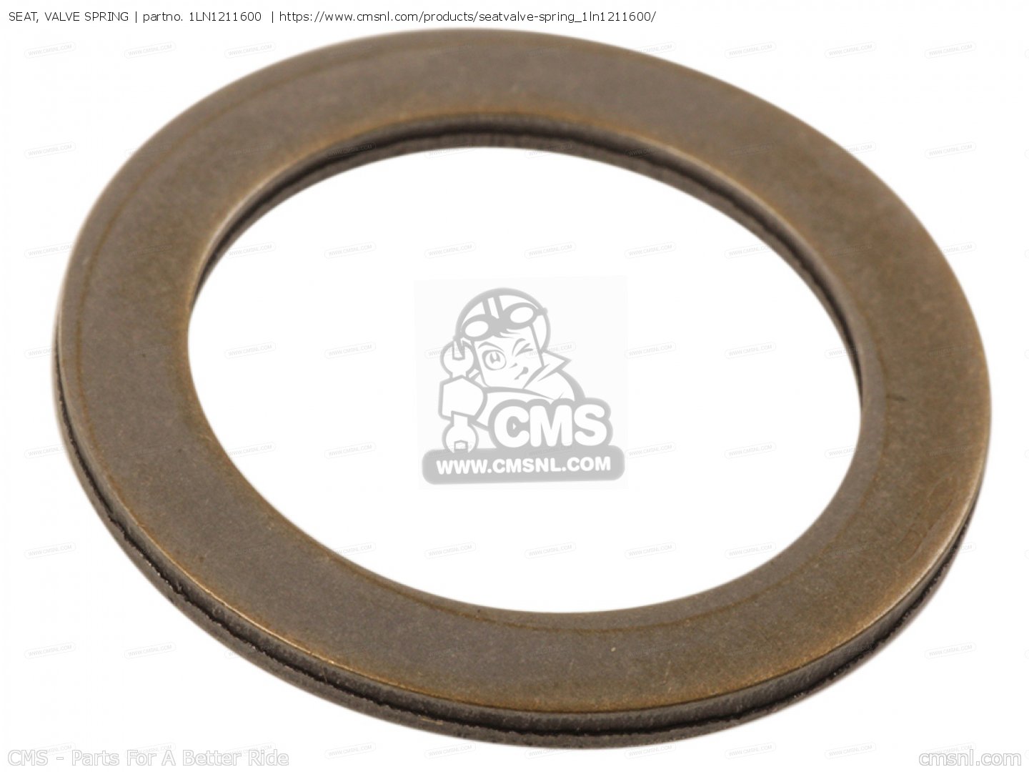 1LN1211600: SEAT, VALVE SPRING Yamaha - buy the 1LN-12116-00-00 at CMSNL