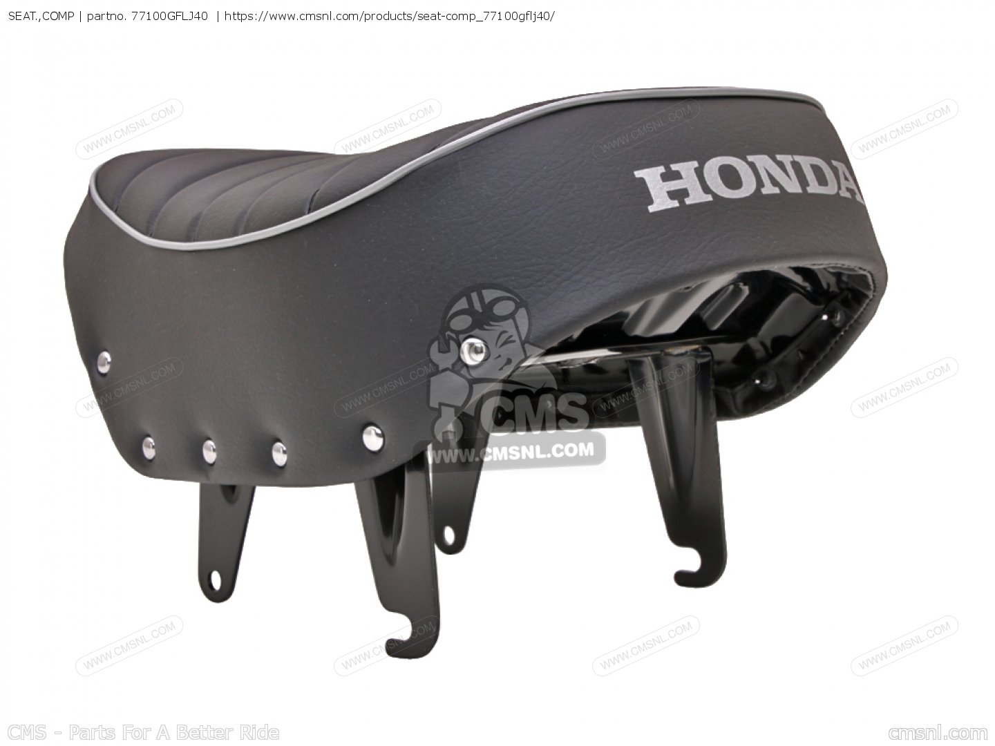 77100GFLJ40: SEAT.,COMP Honda - buy the 77100-GFL-J40 at CMSNL