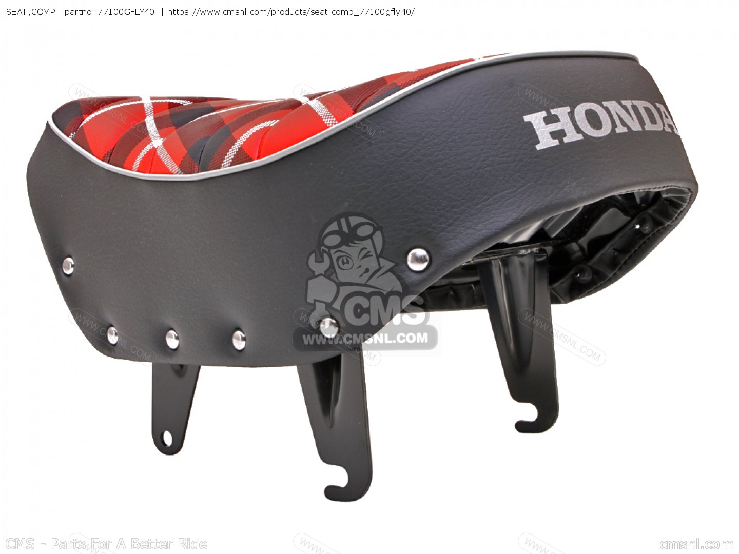 77100GFLY40: SEAT.,COMP Honda - buy the 77100-GFL-Y40 at CMSNL