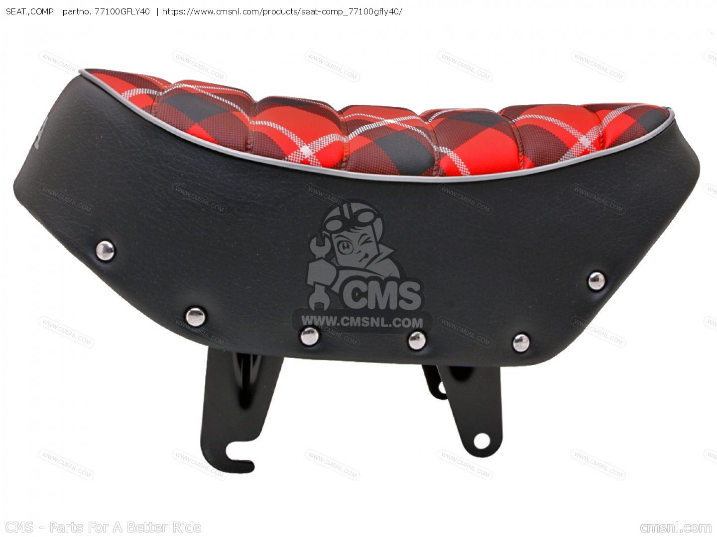 77100GFLY40: SEAT.,COMP Honda - buy the 77100-GFL-Y40 at CMSNL