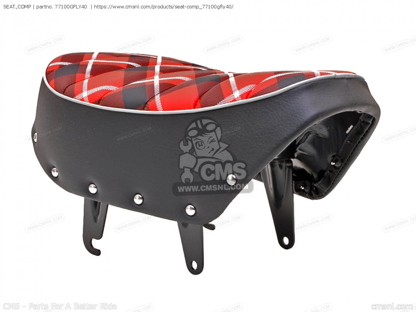 77100GFLY40: SEAT.,COMP Honda - buy the 77100-GFL-Y40 at CMSNL