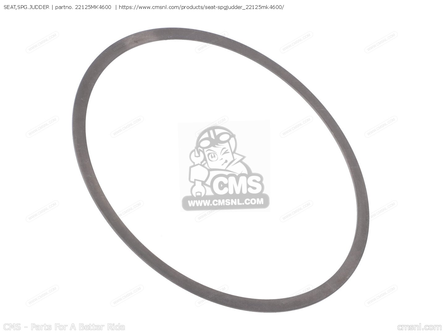 22125MK4600: Seat,spg.judder Honda - buy the 22125-MK4-600 at CMSNL