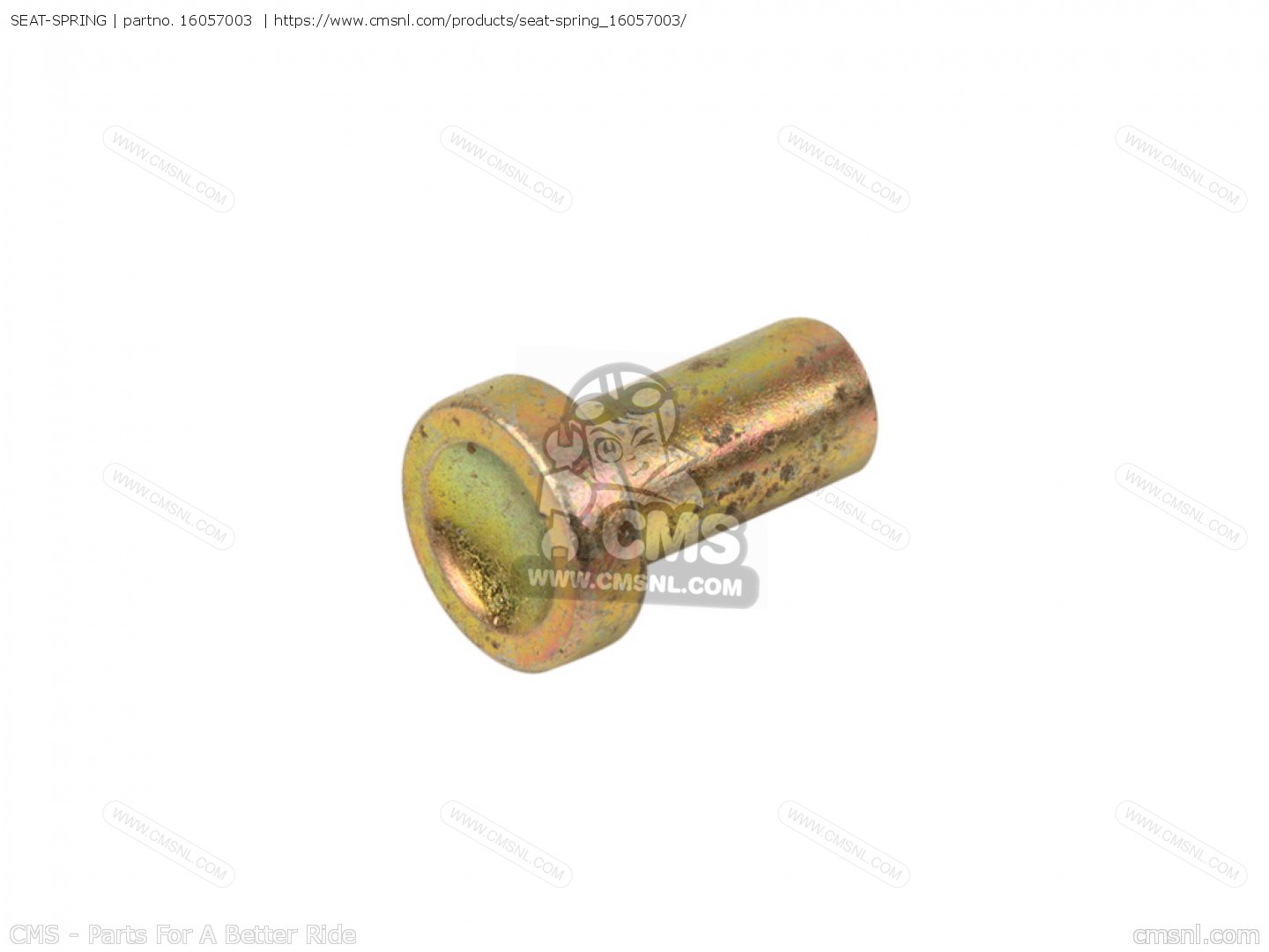 16057003: SEAT-SPRING Kawasaki - buy the 16057-003 at CMSNL