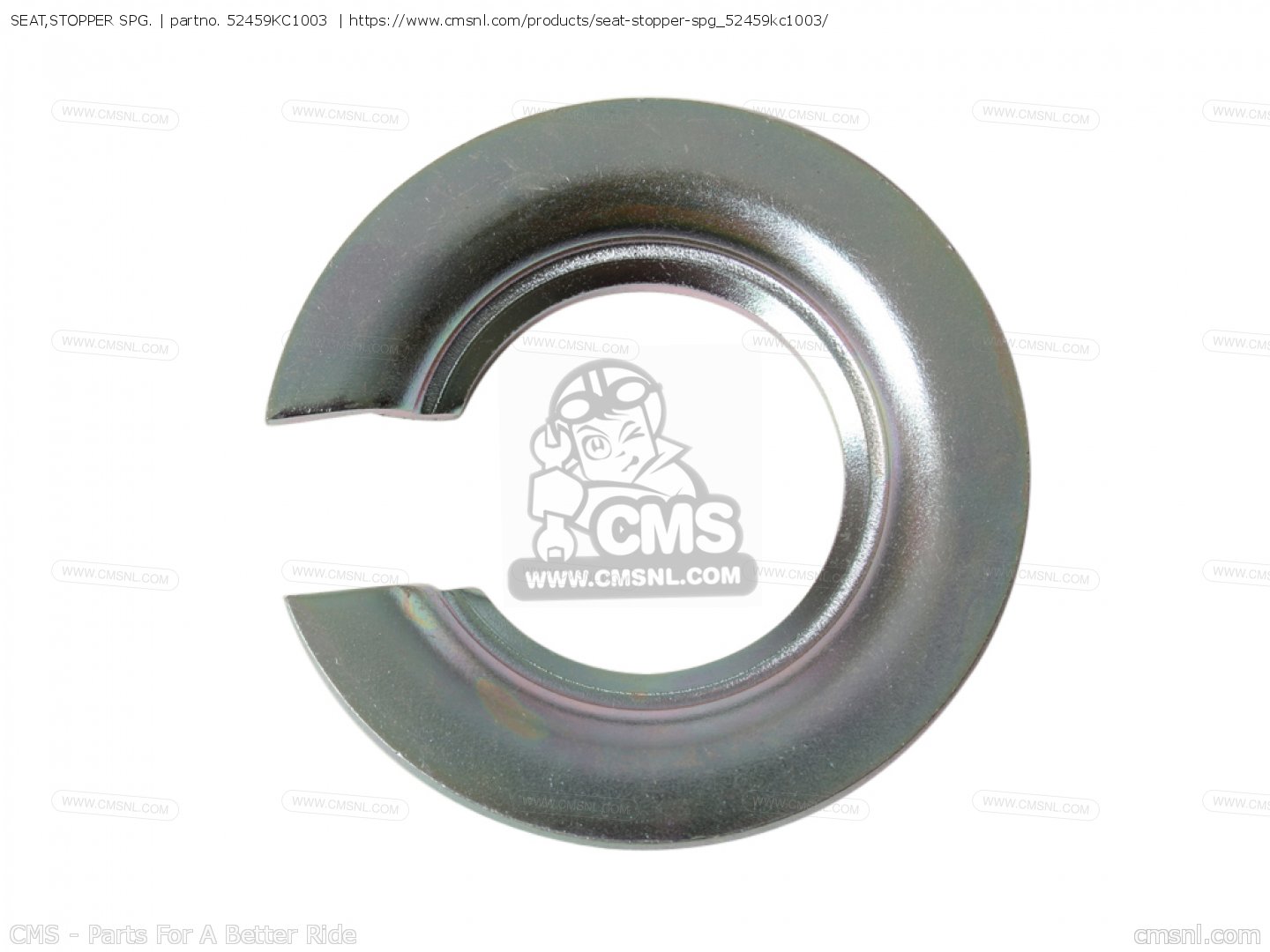 52459KC1003: SEAT,STOPPER SPG. Honda - buy the 52459-KC1-003 at CMSNL
