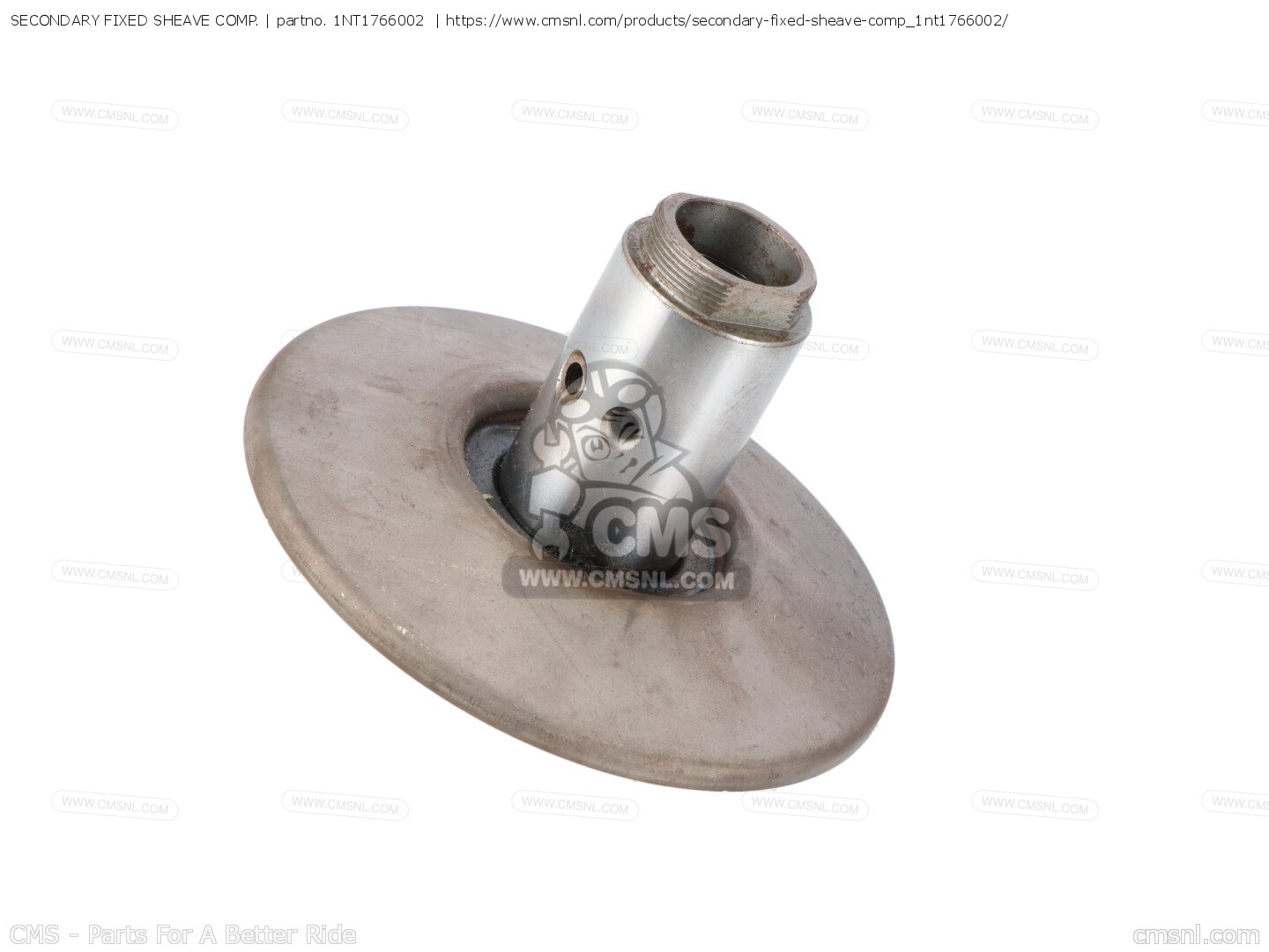 1NT1766002: SECONDARY FIXED SHEAVE COMP. Yamaha - buy the 1NT-17660-02 ...