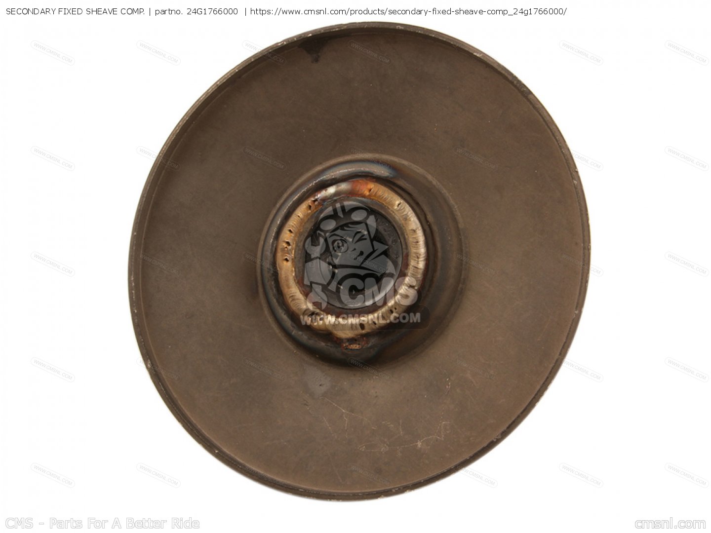 24G1766000: SECONDARY FIXED SHEAVE COMP. Yamaha - buy the 24G-17660-00 ...