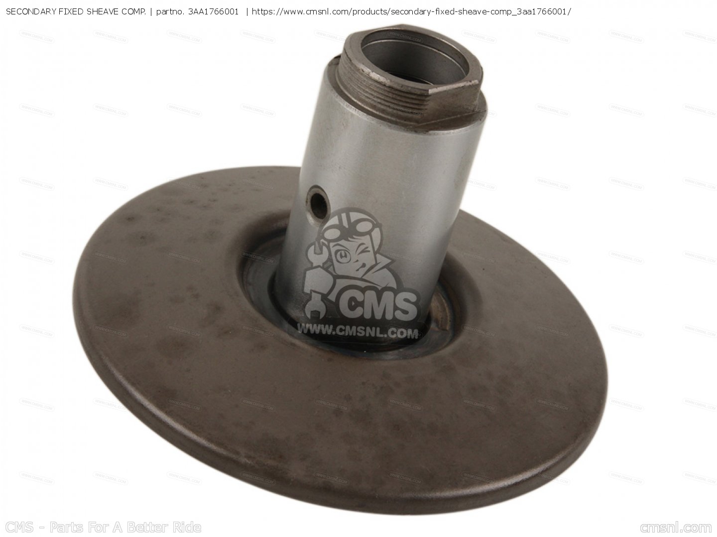 3AA1766001: SECONDARY FIXED SHEAVE COMP. Yamaha - buy the 3AA-17660-01 ...