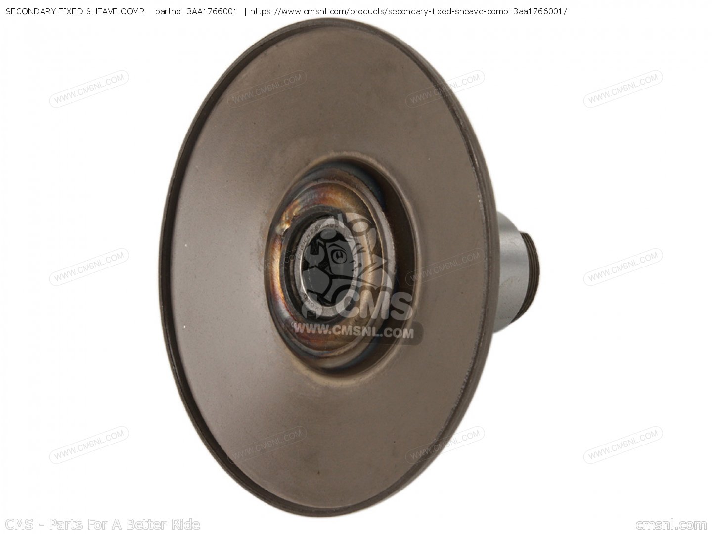3AA1766001: SECONDARY FIXED SHEAVE COMP. Yamaha - buy the 3AA-17660-01 ...