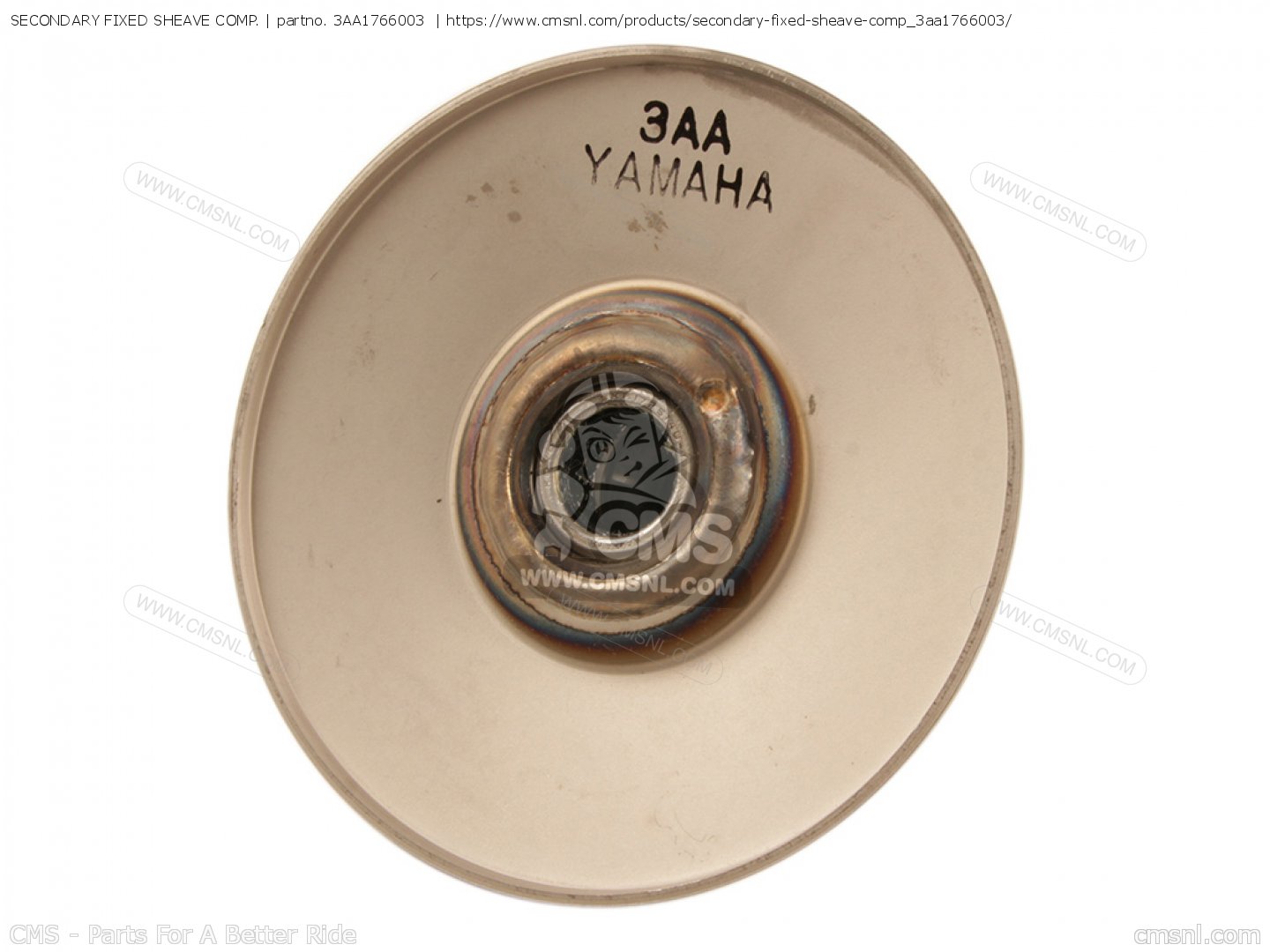 3AA1766003: SECONDARY FIXED SHEAVE COMP. Yamaha - buy the 3AA-17660-03 ...