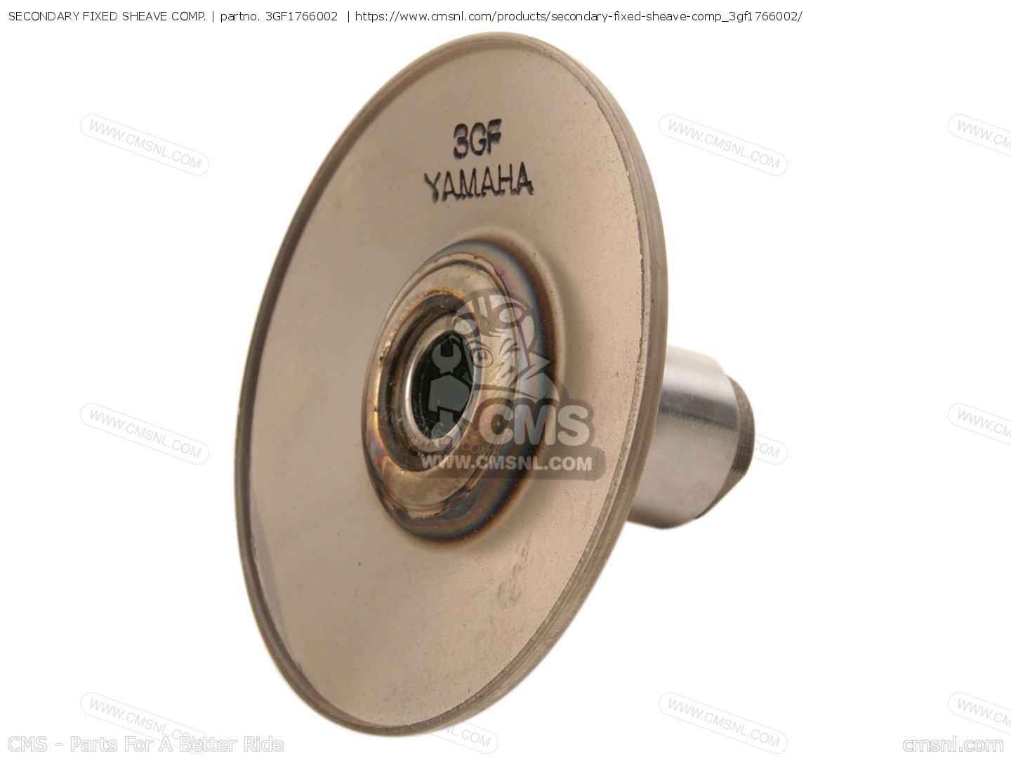 3GF1766002: SECONDARY FIXED SHEAVE COMP. Yamaha - buy the 3GF-17660-02 ...