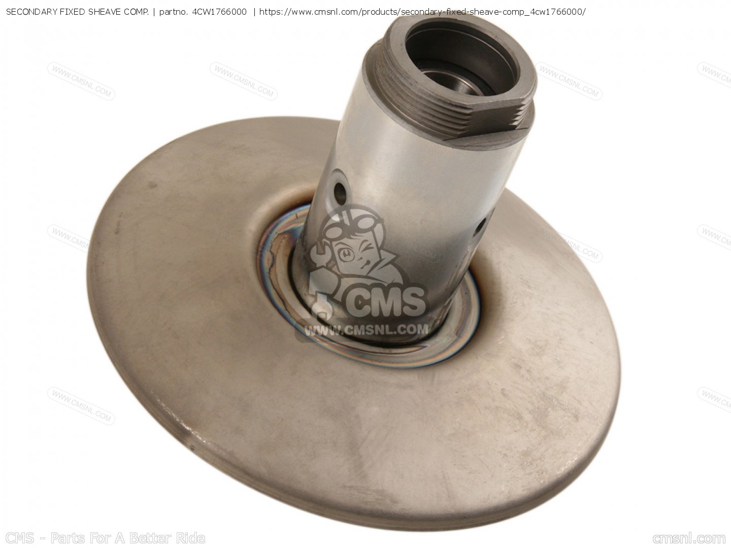 4CW1766000: Secondary Fixed Sheave Comp. Yamaha - buy the 4CW-17660-00 ...