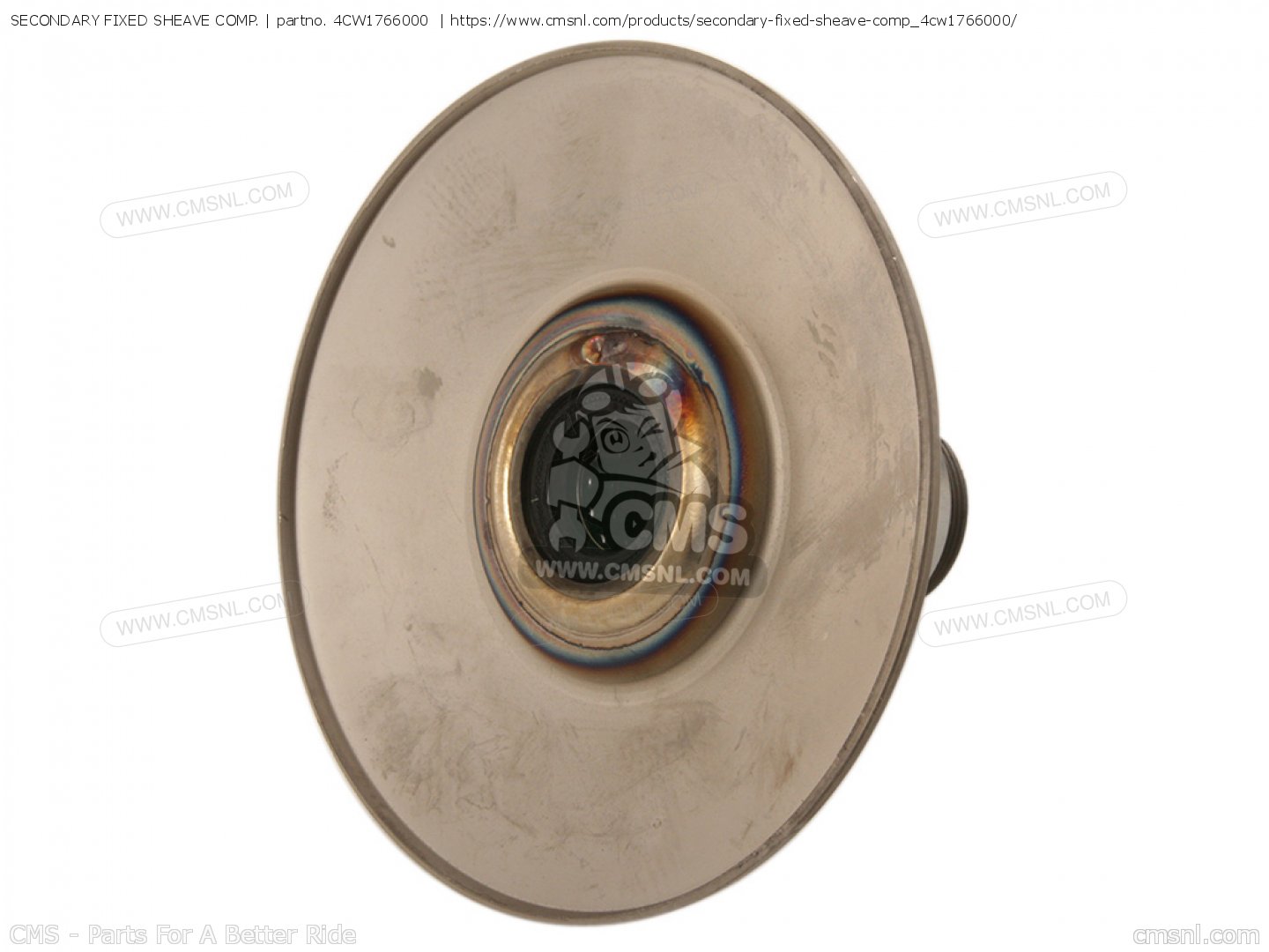 4CW1766000: Secondary Fixed Sheave Comp. Yamaha - buy the 4CW-17660-00 ...