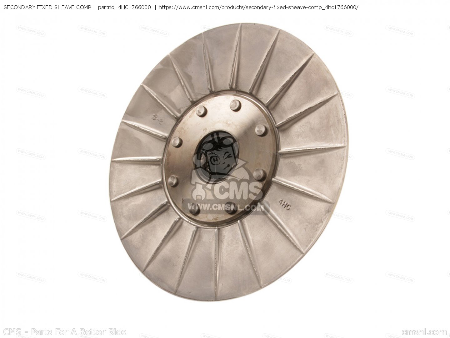 SECONDARY FIXED SHEAVE COMP. for YP250A 1999 5DF3 SPAIN 295DF-352S2 ...