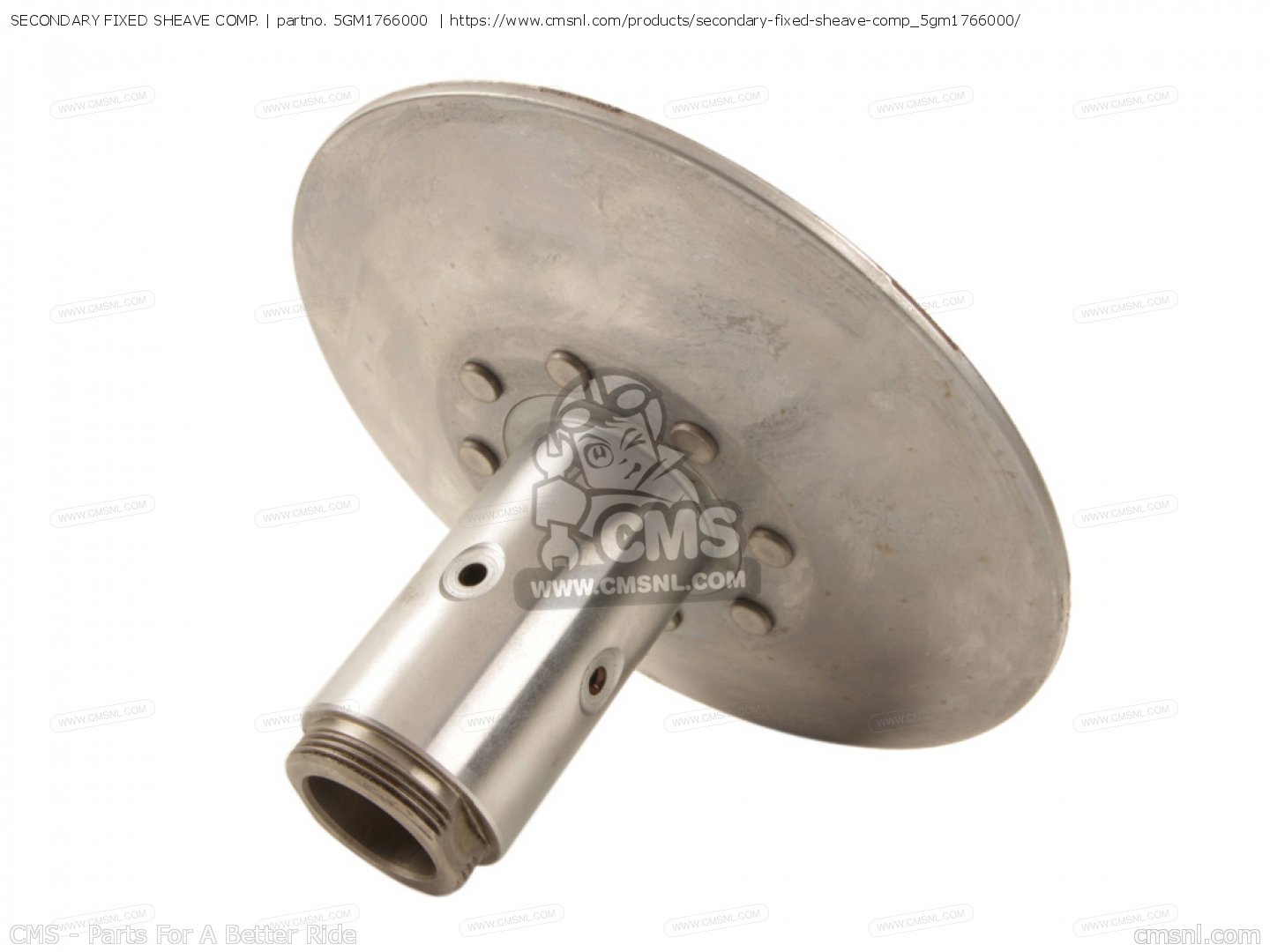5GM1766000: Secondary Fixed Sheave Comp. Yamaha - buy the 5GM-17660-00 ...