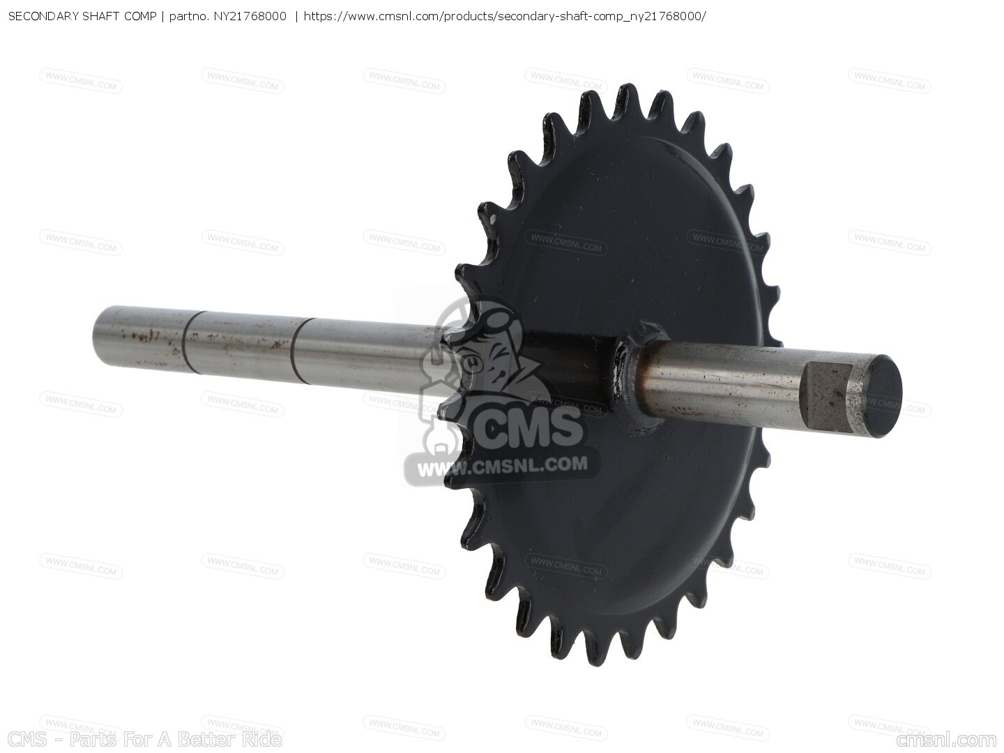 NY21768000: Secondary Shaft Comp Yamaha - buy the NY2-17680-00-00 at CMSNL