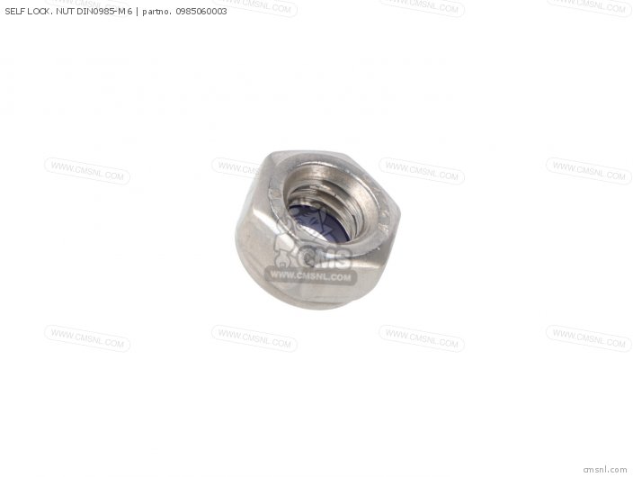 SELF LOCK. NUT DIN0985-M 6 for KTM - order at CMSNL
