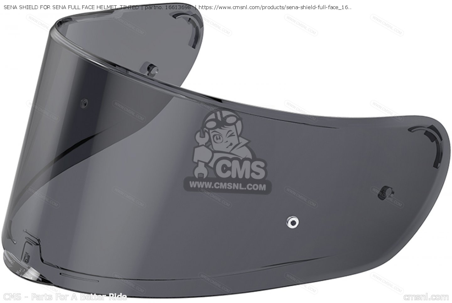 16613698: SENA SHIELD FOR SENA FULL FACE HELMET, TINTED SENA - buy the ...