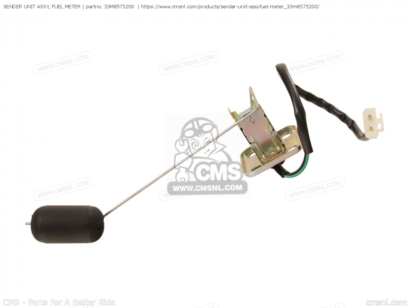 33M8575200: Sender Unit Assy, Fuel Meter Yamaha - buy the 33M-85752-00 ...