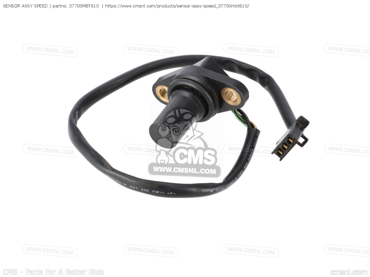 37700MBT610: SENSOR ASSY SPEED Honda - buy the 37700-MBT-610 at CMSNL