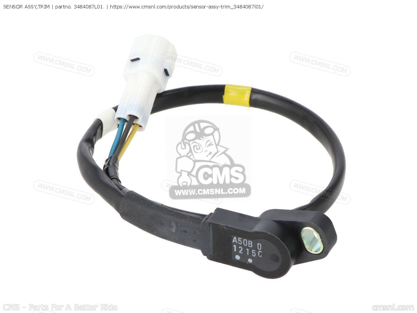 3484087L01: SENSOR ASSY,TRIM Suzuki - buy the 34840-87L01 at CMSNL