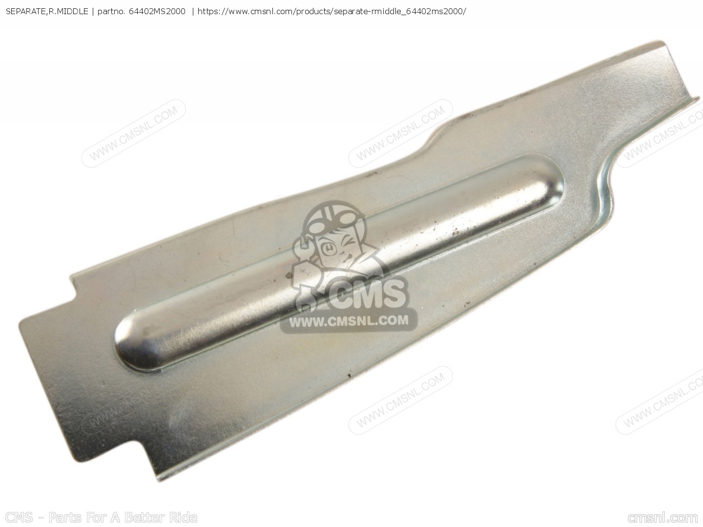 64402MS2000: SEPARATE,R.MIDDLE Honda - buy the 64402-MS2-000 at CMSNL