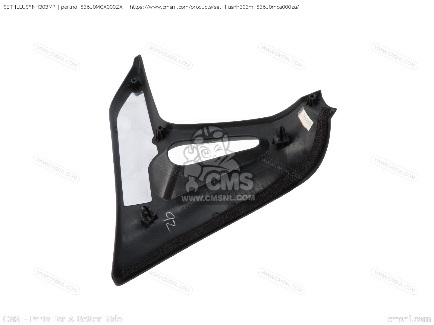83610MCA000ZA: SET ILLUS*NH303M* Honda - buy the 83610-MCA-000ZA at CMSNL