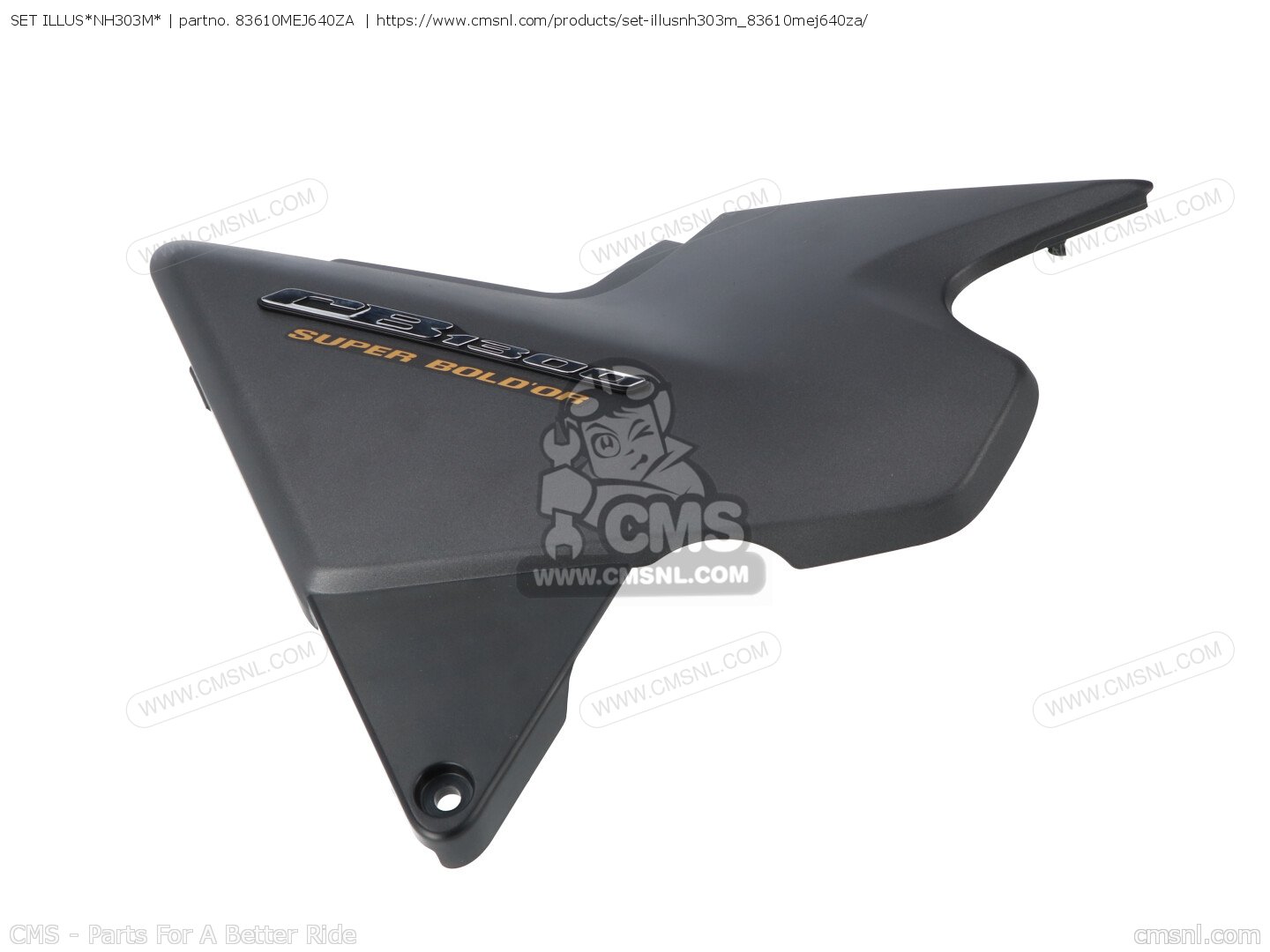 83610MEJ640ZA: Set Illus*nh303m* Honda - buy the 83610-MEJ-640ZA at CMSNL