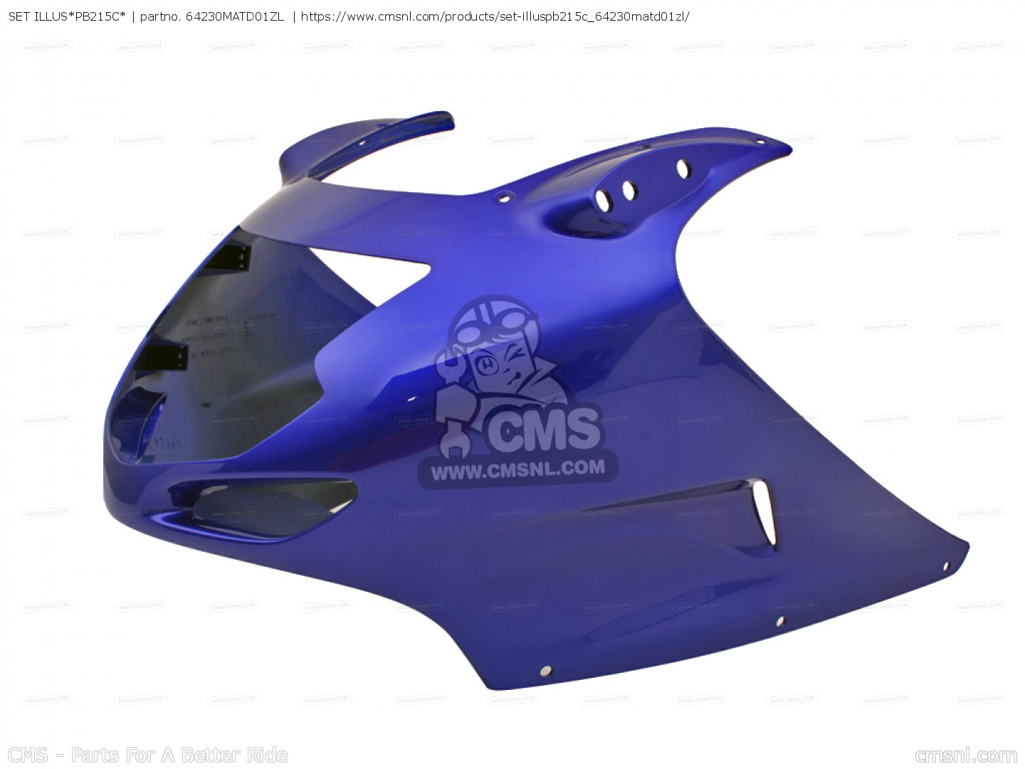 64230MATD01ZL: SET ILLUS*PB215C* Honda - buy the 64230-MAT-D01ZL at CMSNL