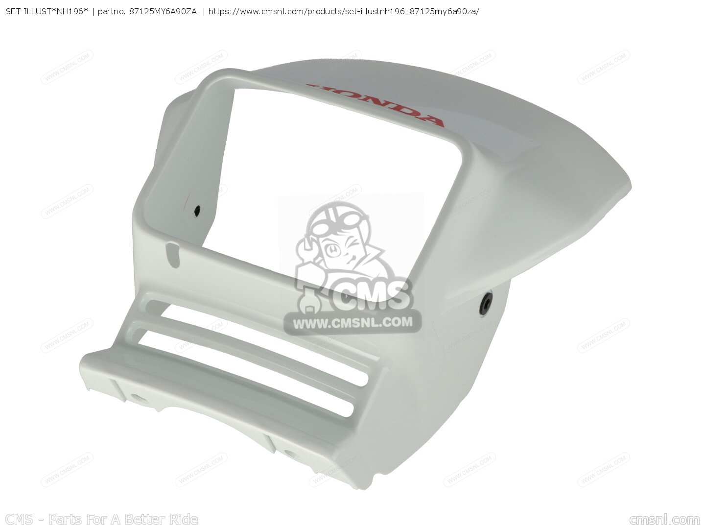 87125MY6A90ZA: SET ILLUST*NH196* Honda - buy the 87125-MY6-A90ZA at CMSNL