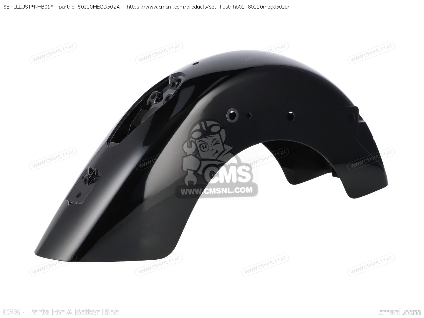 80110MEGD50ZA: SET ILLUST*NHB01* Honda - buy the 80110-MEG-D50ZA at CMSNL