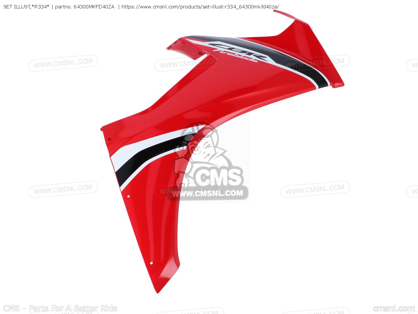 64300MKFD40ZA: SET ILLUST,*R334* Honda - buy the 64300-MKF-D40ZA at CMSNL