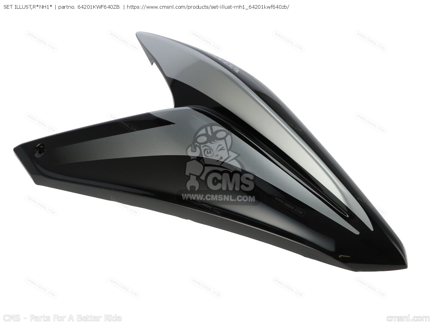 64201KWF640ZB: SET ILLUST,R*NH1* Honda - buy the 64201-KWF-640ZB at CMSNL