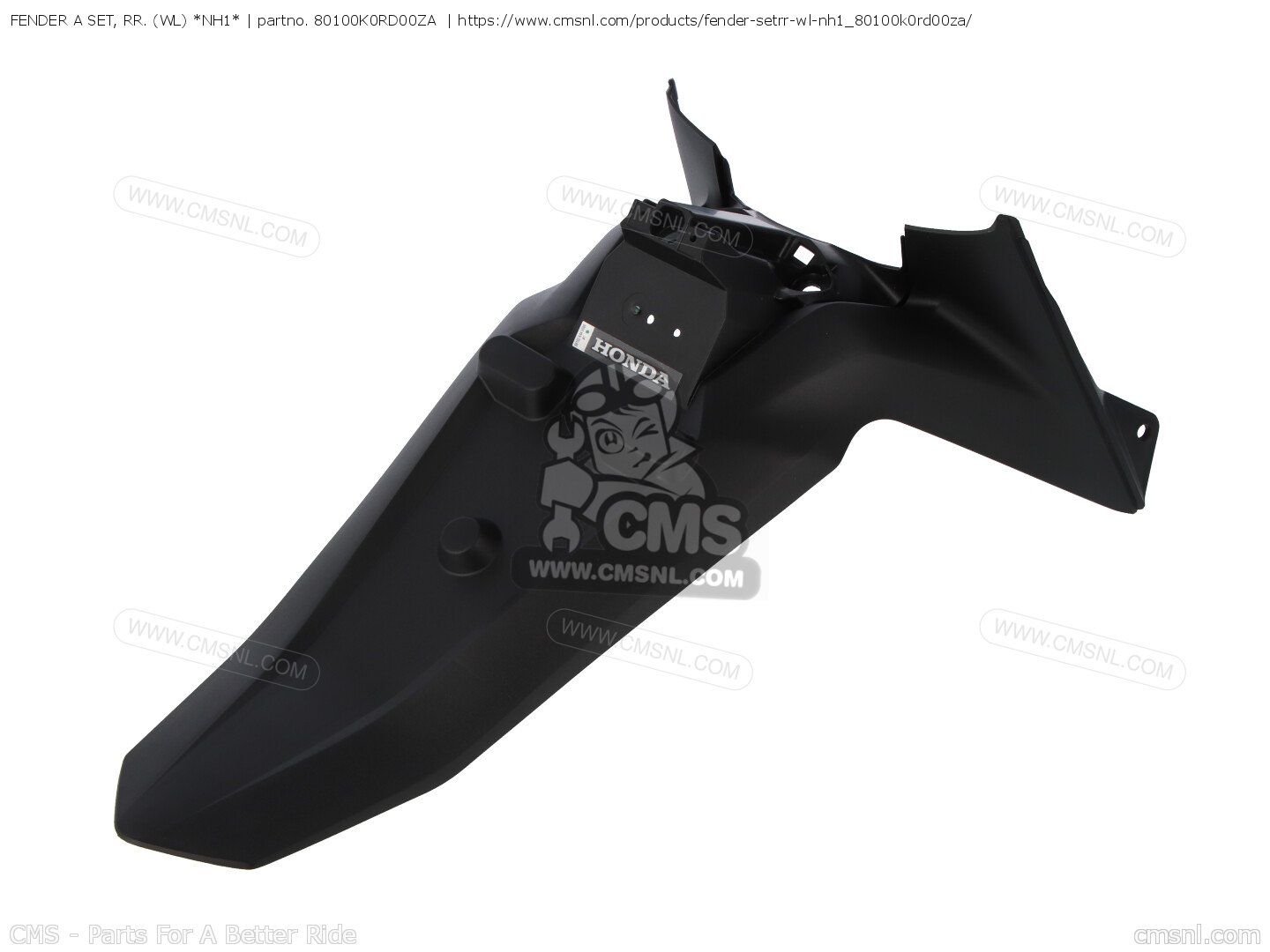 80100K0RD00ZA: SET ILLUST,R*NH1* Honda - buy the 80100-K0R-D00ZA at CMSNL