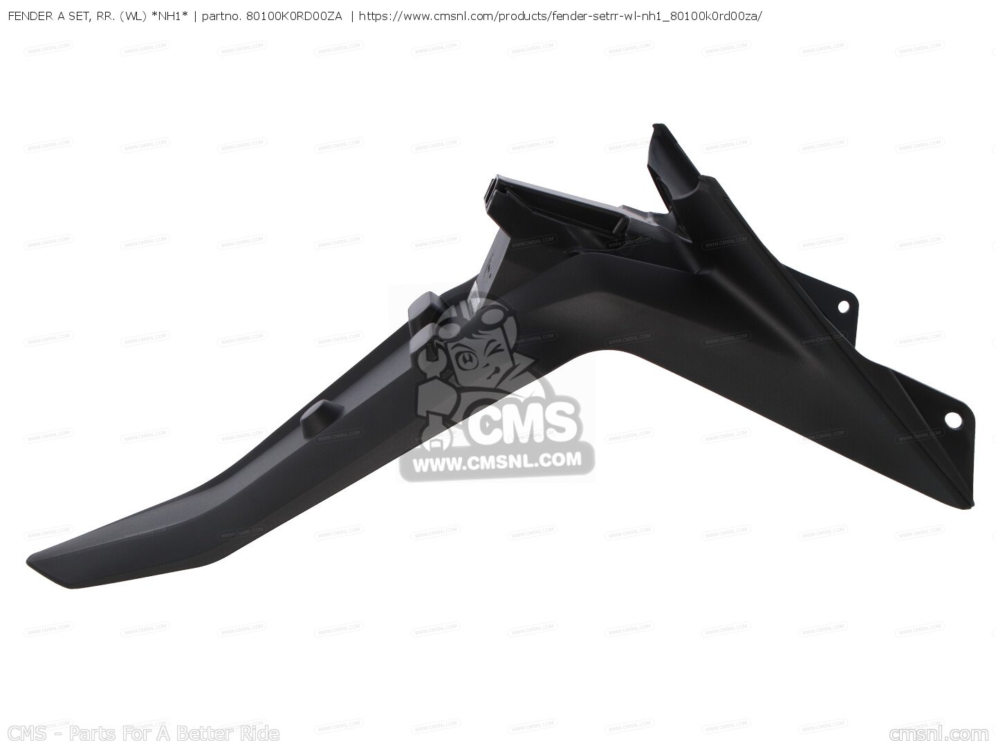 80100K0RD00ZA: SET ILLUST,R*NH1* Honda - buy the 80100-K0R-D00ZA at CMSNL