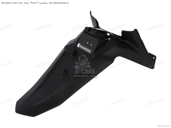 80100K0RD00ZA: SET ILLUST,R*NH1* Honda - buy the 80100-K0R-D00ZA at CMSNL