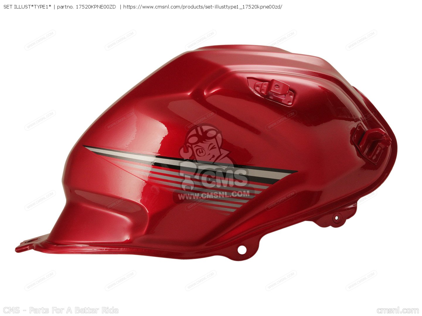 17520KPNE00ZD: SET ILLUST*TYPE1* Honda - buy the 17520-KPN-E00ZD at CMSNL
