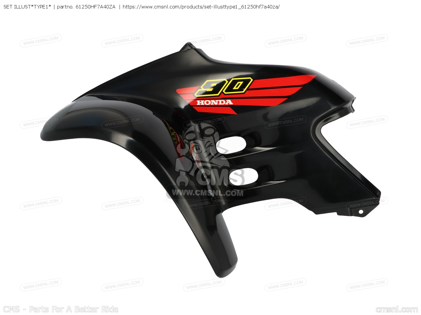 61250HF7A40ZA: SET ILLUST*TYPE1* Honda - buy the 61250-HF7-A40ZA at CMSNL