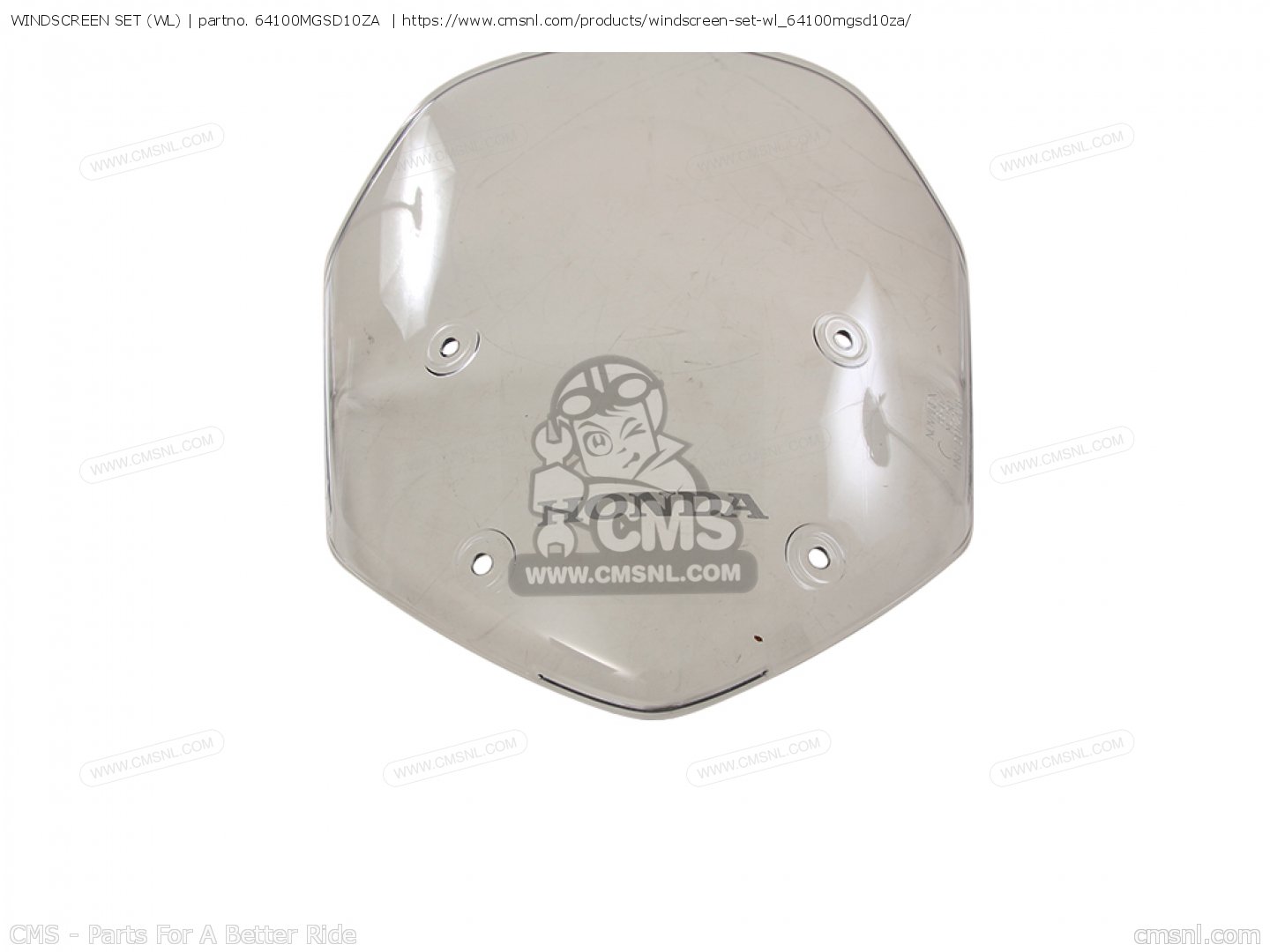 64100MGSD10ZA: SET ILLUST*TYPE1* Honda - buy the 64100-MGS-D10ZA at CMSNL