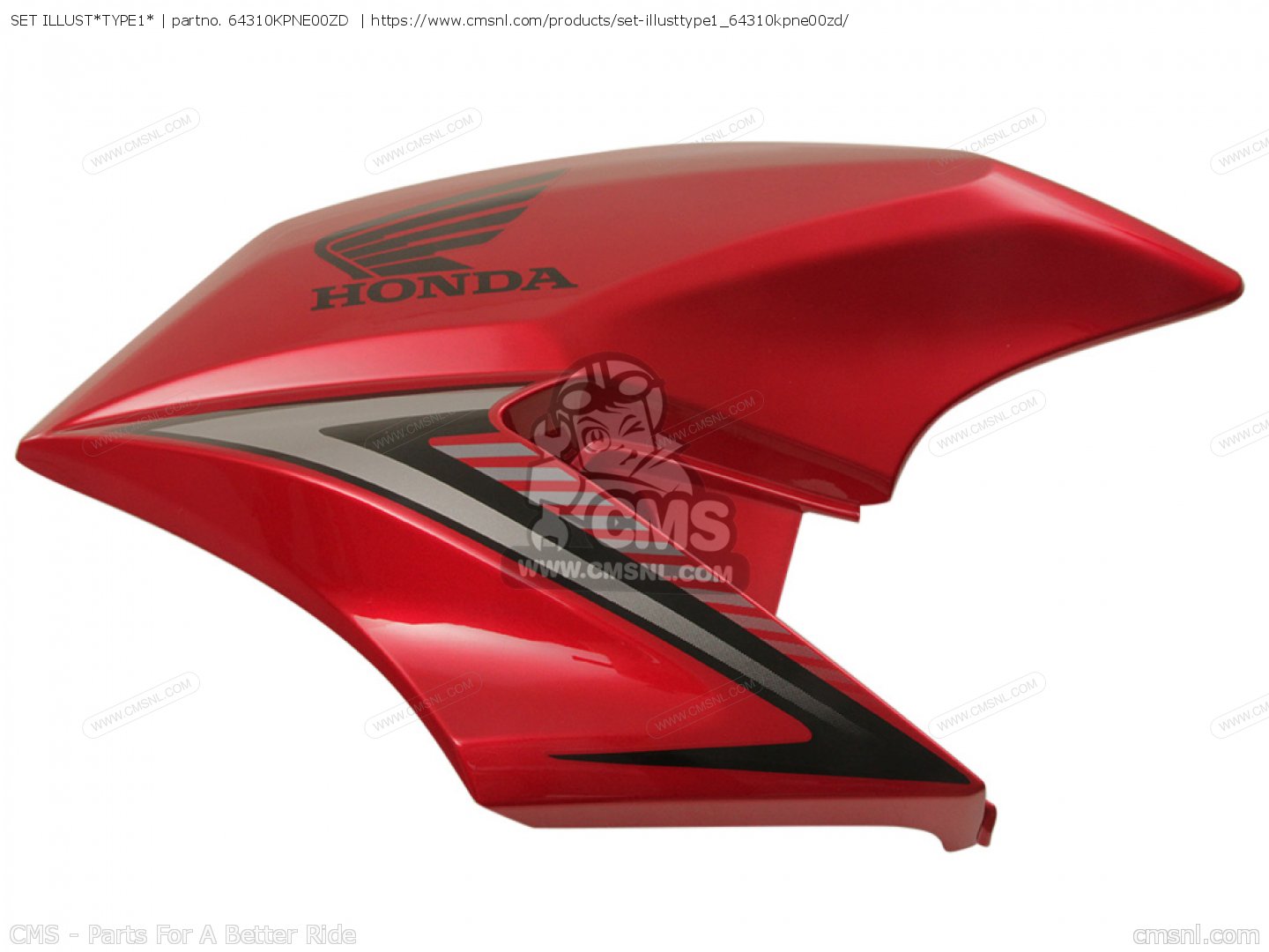 64310KPNE00ZD: SET ILLUST*TYPE1* Honda - buy the 64310-KPN-E00ZD at CMSNL