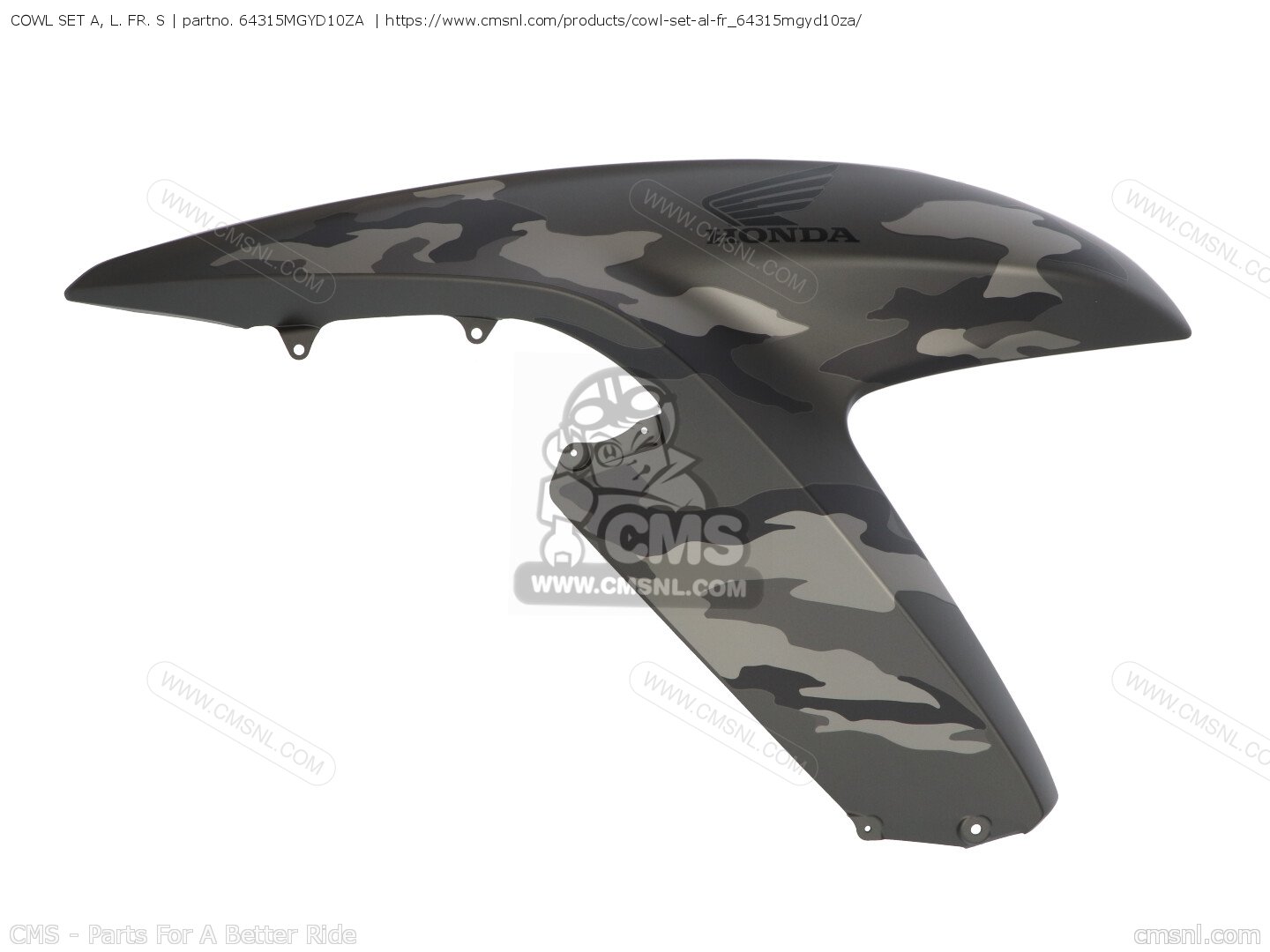 64315MGYD10ZA: SET ILLUST*TYPE1* Honda - buy the 64315-MGY-D10ZA at CMSNL