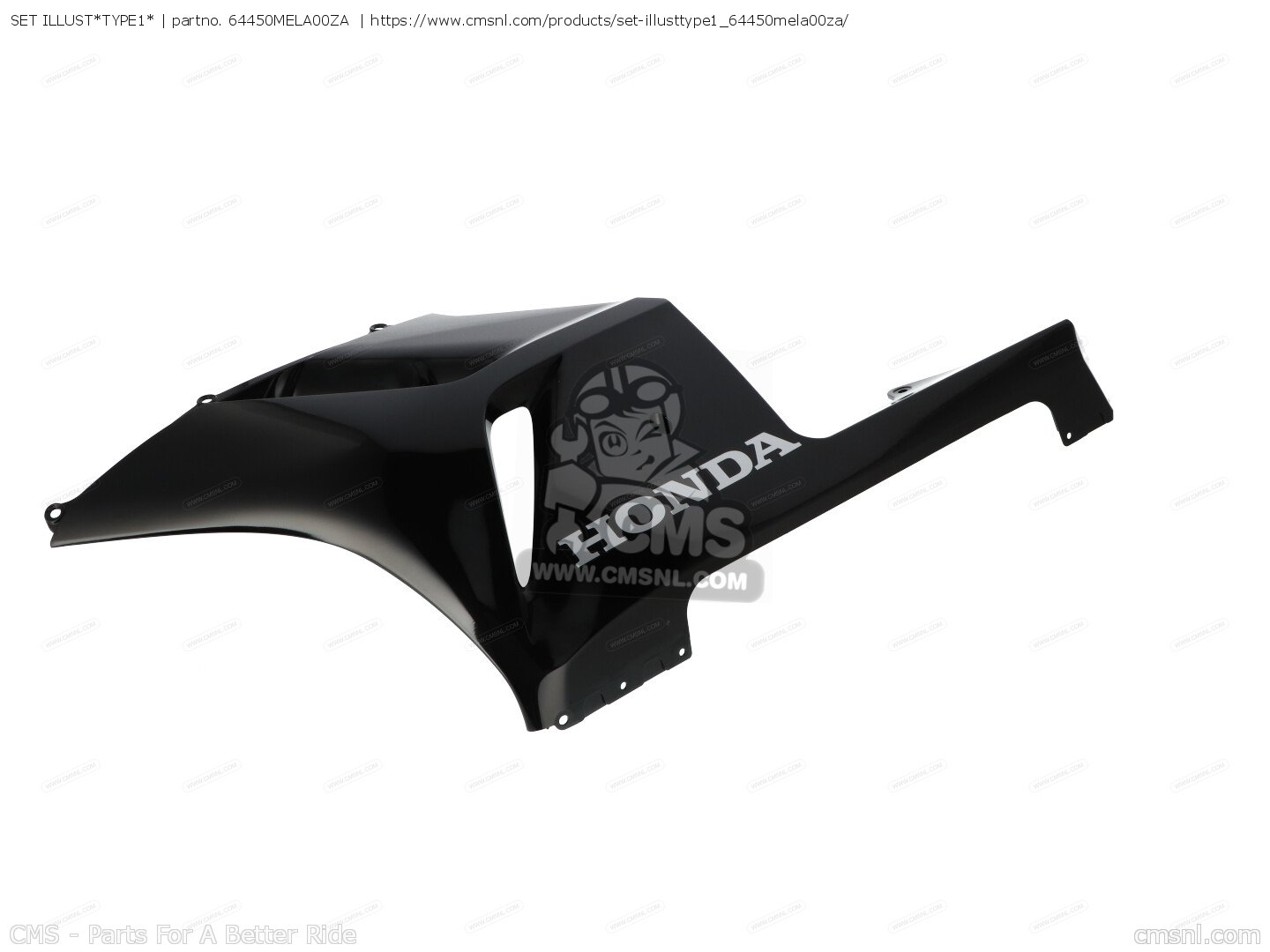 64450MELA00ZA: Set Illust*type1* Honda - buy the 64450-MEL-A00ZA at CMSNL