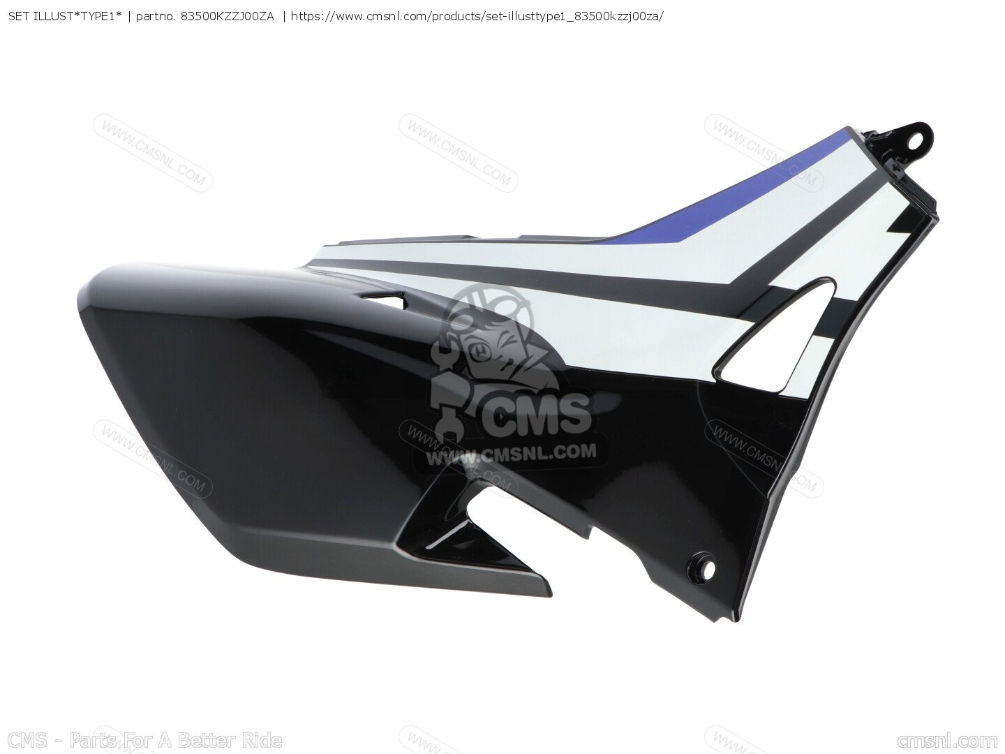 83500KZZJ00ZA: SET ILLUST*TYPE1* Honda - buy the 83500-KZZ-J00ZA at CMSNL