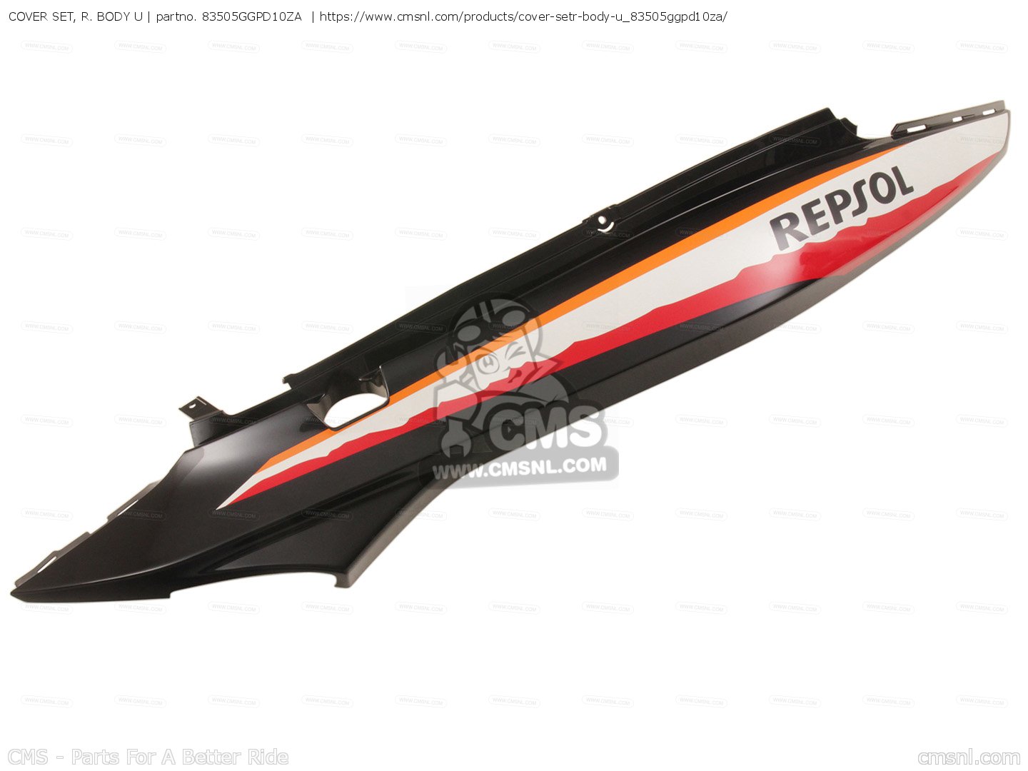 83505GGPD10ZA: SET ILLUST*TYPE1* Honda - buy the 83505-GGP-D10ZA at CMSNL